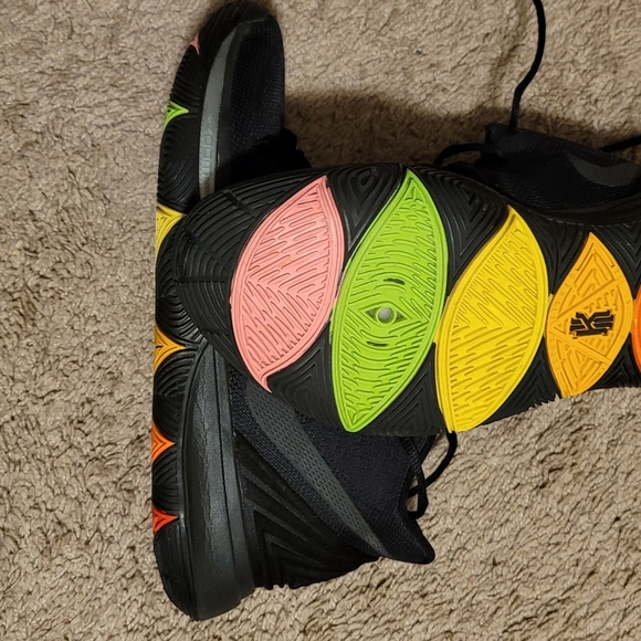 Nike | Shoes | Kyrie 5 Black Rainbow Soles | Poshmark